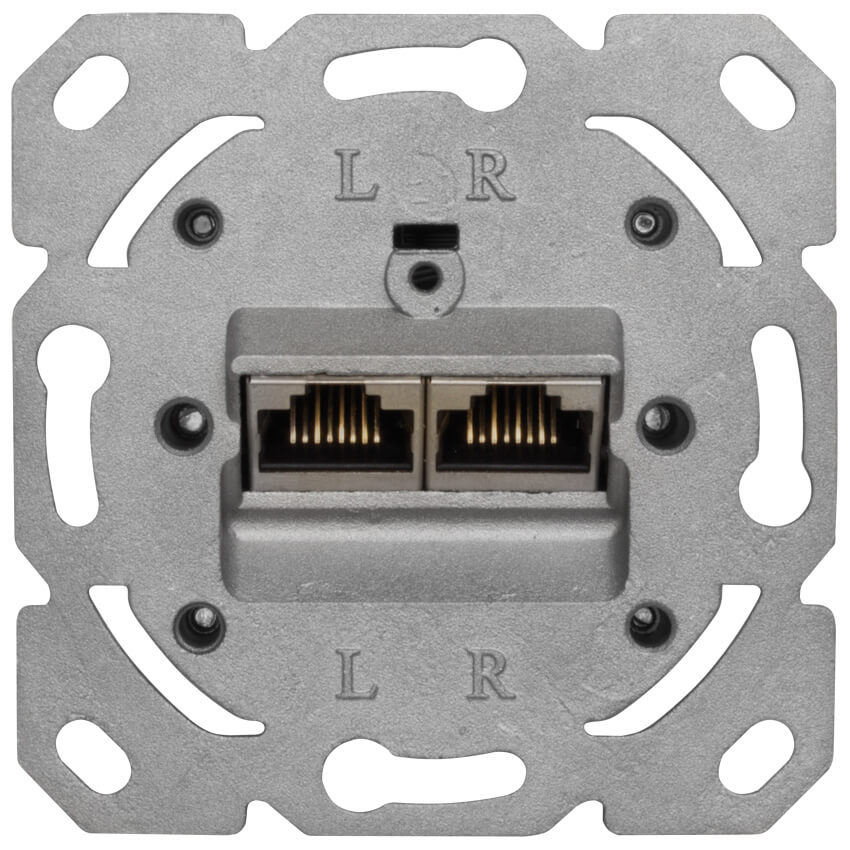 KLEIN® - UAE-2x8 CAT-6A UP-Datenübertragungs-Datendose bis 500 MHz ...